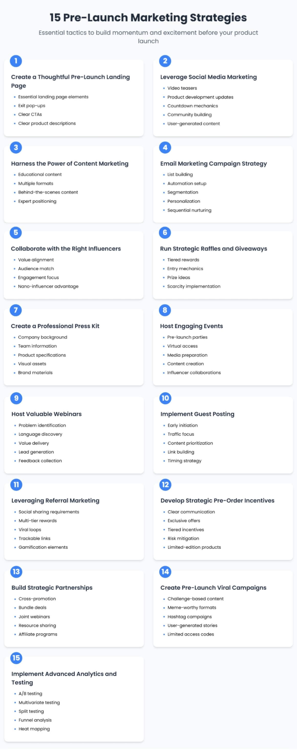 Ultimate Pre-Launch Marketing Guide: 15 Sure Win Strategies
