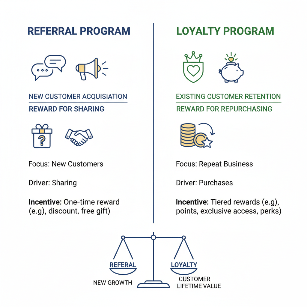 Referral vs. Loyalty Program: Key Differences & Which to Choose | Viral ...